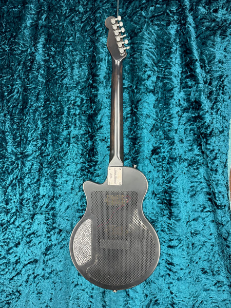 24028 Black Antique Silver Snakeskin Engraved SteelPhonic – James ...