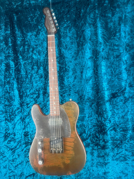 22102 Lefty Rust O Matic SteelCaster – James Trussart Custom Guitars
