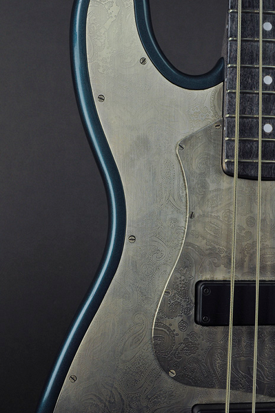 13008 Brett Simons Signature Model Antique Silver SteelTopCaster Bass ...